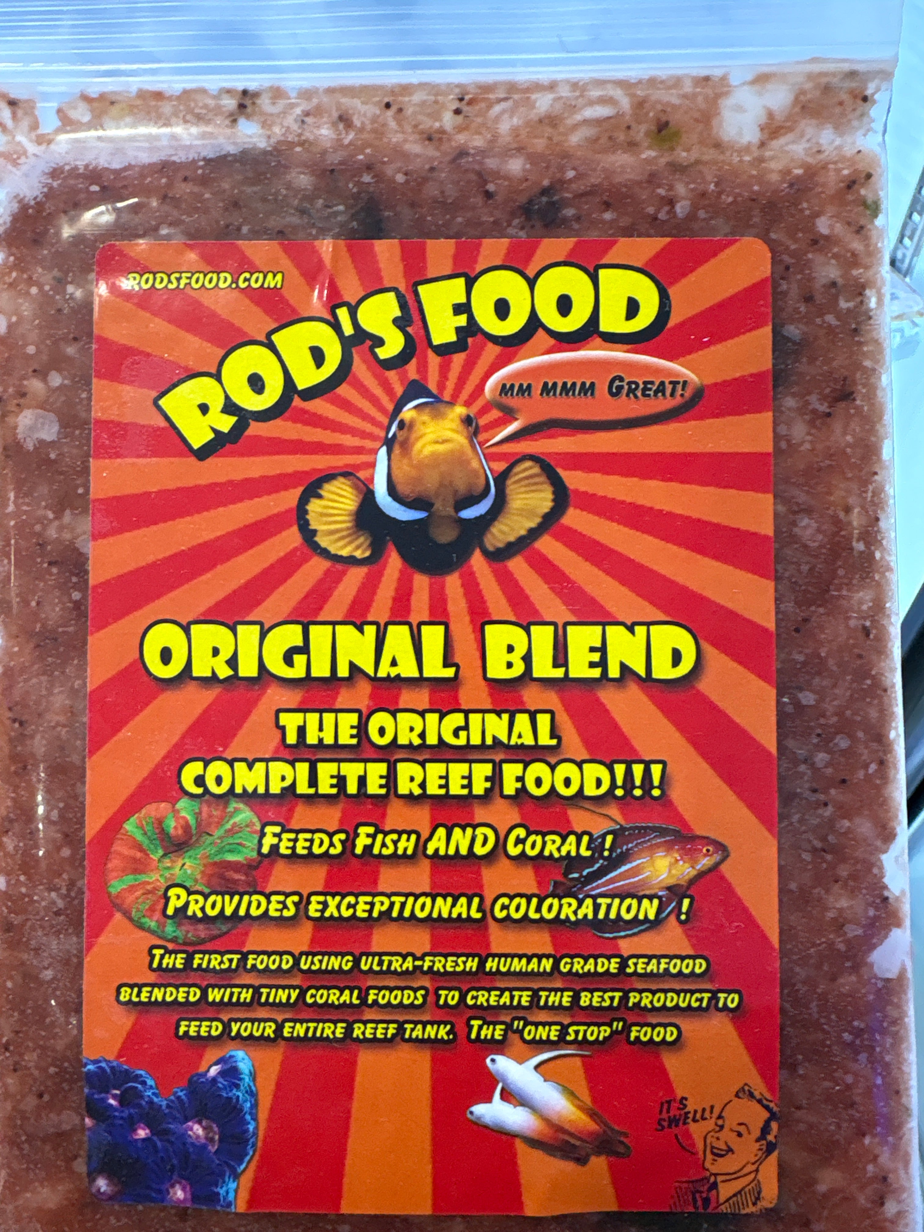 Rods food original blend FLAT 6oz – Hydros Aquatics